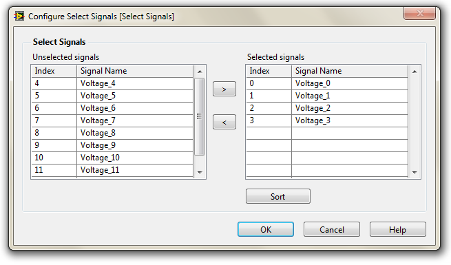 Solved: How to select signals from the output of a DAQ assistant - NI Community
