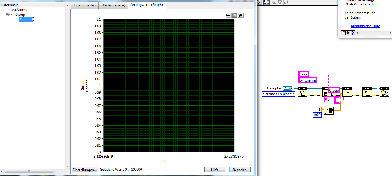 Solved How Do I Prepare A Waveform Tdms File To Include X Axis Name And Unit Ni Community 