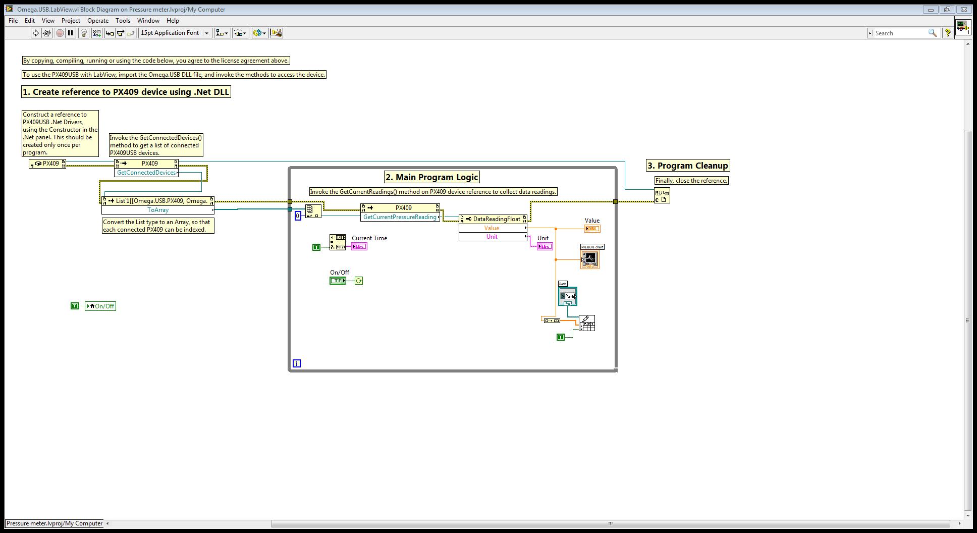 How To Integrate A Sensor With Usb Connection To Labview Ni Community 